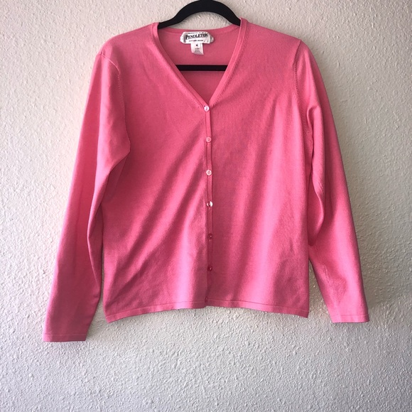 Pendleton | Sweaters | Pendleton Pink Cardigan | Poshmark